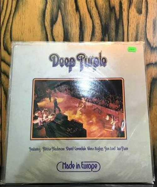 Виниловая пластинка Deep Purple – Made In Europe