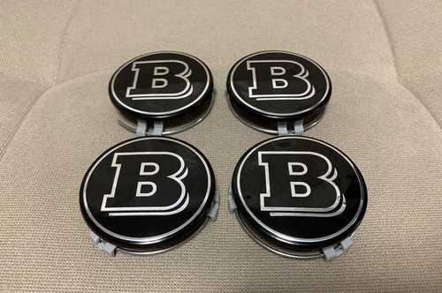 Заглушки на диски Brabus black с вмятинками