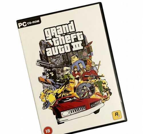 Grand Theft Auto III GTA 3 лицензия DVD-box бокс