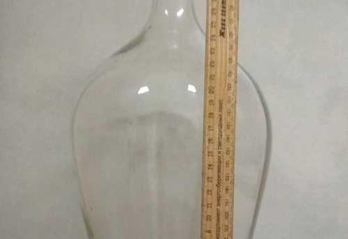 Бутыль стеклянная большая 5 литровая антуражная