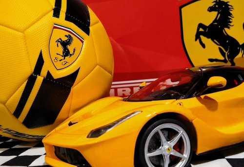 Футбольный мяч желтого цвета Ferrari yello 5