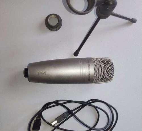 Конденсаторный микрофон Samson C01U Pro серебрист
