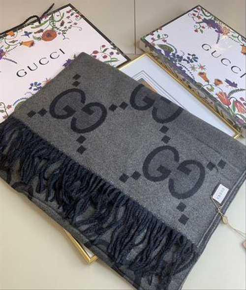 Кашемировый палантин Gucci 220/50