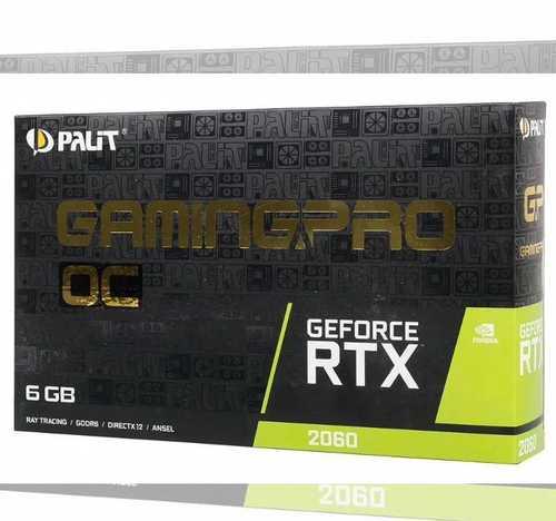 Видеокарта Palit nvidia GeForce RTX 2060 gamingpro