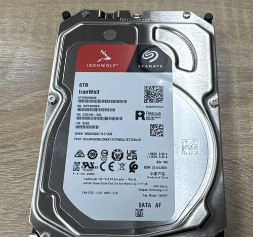 Seagate IronWolf 6 Tb (новый)