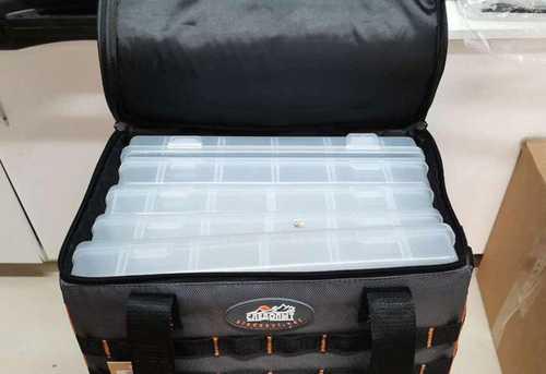 Сумка “следопыт” Lure Bag L 40х25х21см + 5 коробок