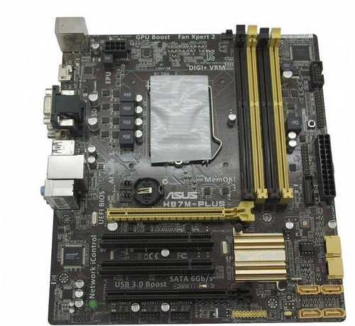 Материнская плата S-1150 asus H87M-plus REV.1.03