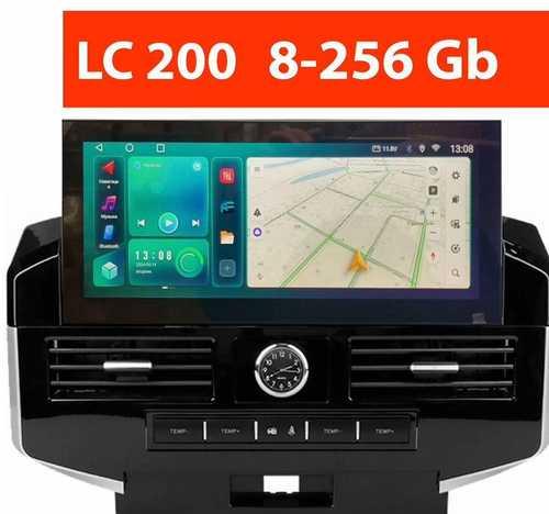 LC 200 2009-2011 Android 13 8-256GB 4G CarPlay