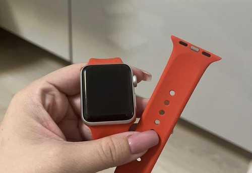Красный ремешок для Apple Watch