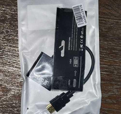 Vga на vga с переходником vga на hdmi