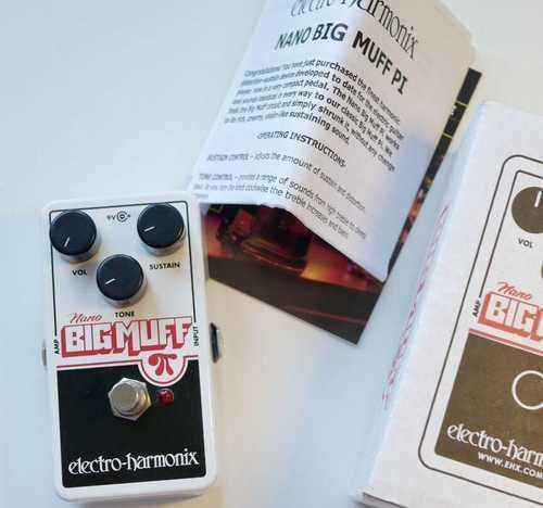 Electro harmonix nano big muff педаль фузз