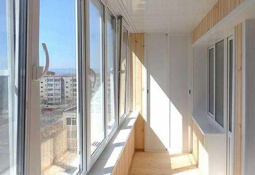 Остекление отделка балконов лоджий с утеплением