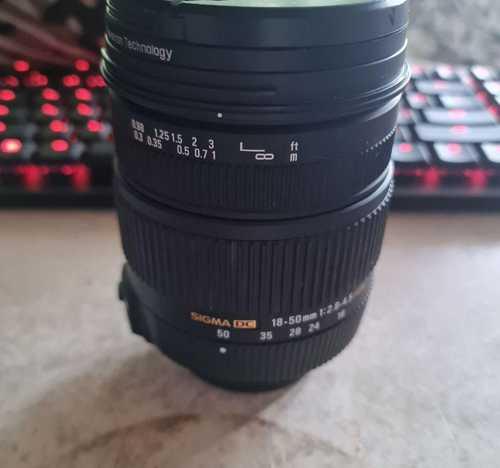 Объектив Nikon Sigma DC 18-55 mm мм Никон