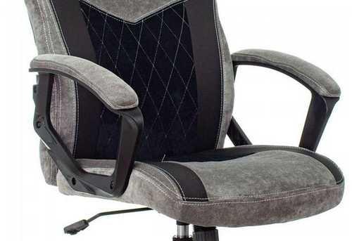 Кресло Zombie viking 6 серый,черный,ткань,экокожа