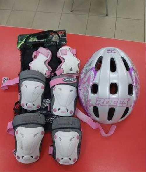 Набор защиты детский Roces XS + шлем Roces