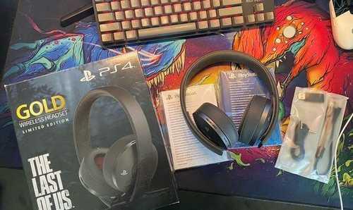 Sony gold wireless headset the last of us part 2