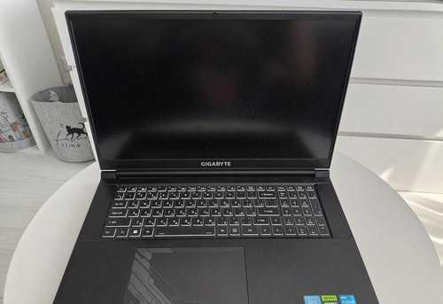 Игровой ноутбук 17.3" GIGABYTE G7 KF, 512 ГБ, Core i5-12500H, RAM 24 ГБ, GeForce RTX 4060 8 ГБ