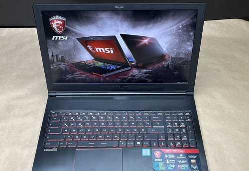 Игровой MSI GS63/i7/16Gb/GTX 1050