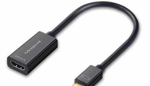 Переходник адаптер Mini DisplayPort (M) - hdmi (F)