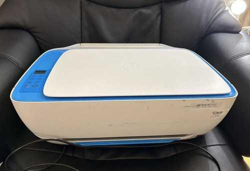 Принтер струйный HP DeskJet 3639 WiFi USB белый