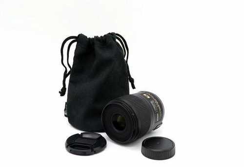 Nikon 60mm f/2.8G ED AF-S Micro-Nikkor в упаковке