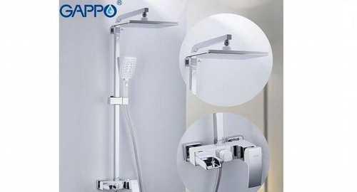 Душевая система Gappo Jacob G2407-30 Хром/Белый