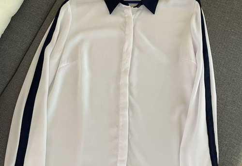 Блузка шелковая белая размер 42