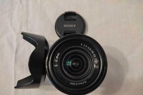 Объектив Sony E 18-55 kit (черный)