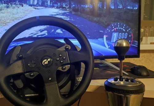 Руль thrustmaster t300 + шифтер TH8a аренда