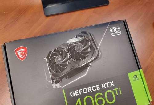 Видеокарта MSI nvidia GeForce RTX 4060TI 16гб