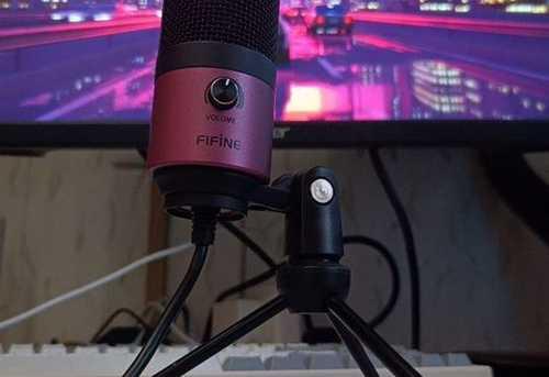 Микрофон fifine K669, розовый