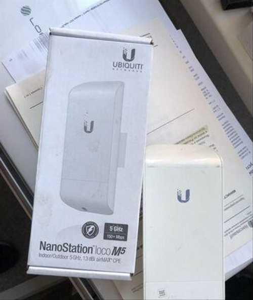 Точка доступа Ubiquiti NanoStation M5