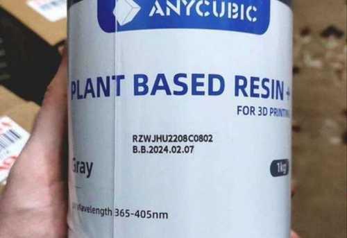 Фотополимерная смола Anycubic Plant Based Resin+