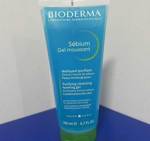 Bioderma sebium gel moussant очищающий гель