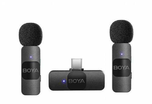 Микрофонная система WiFi Boya BY-V20 (2TX+1RX) для