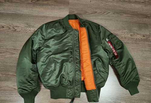 Бомбер Alpha industries MA-1 зелёный M