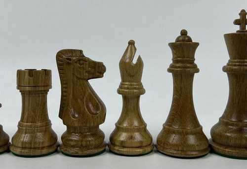 Деревянные шахмат. фигуры. Дуб Стаунтон №6 (Арт Т)