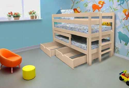 Кровать детская для двоих: удобство и практичность