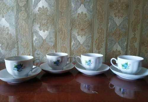 Кофейные чашки СССР 4 шт