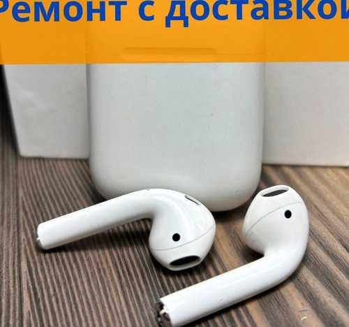 Airpods 1,2 оригиналы с новыми батареями