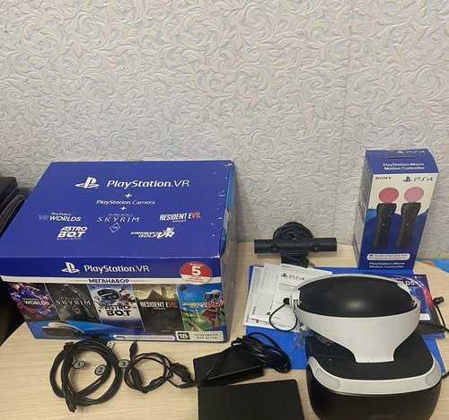 Sony playstation VR rev.2 + Move + Camera v.2