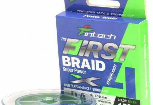 Intech First Braid X4 100m # 0,3/ 0.09mm (green)