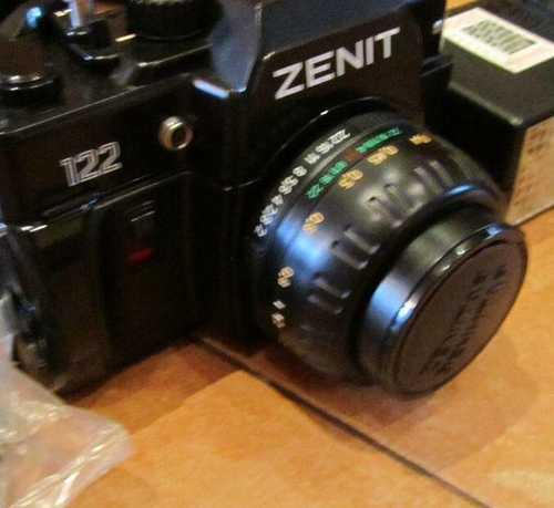 Объектив 18-55 canon + Zenit 122
