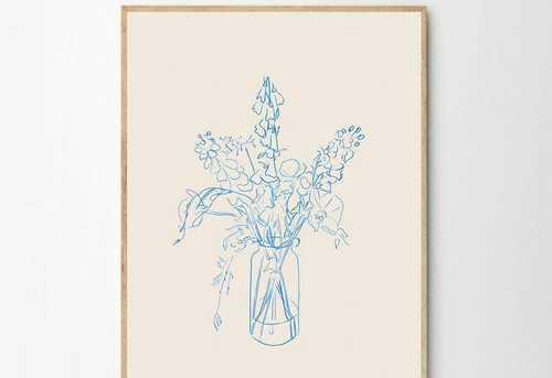 Постер A3 Flower Study