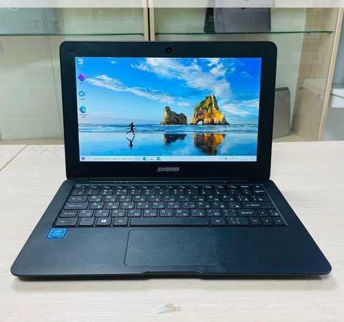 Ноутбук Digma 11" Celeron N3350 / 4Gb / 64Gb