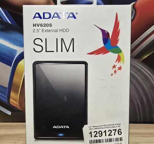 2 тб Внешний HDD adata HV620 Slim