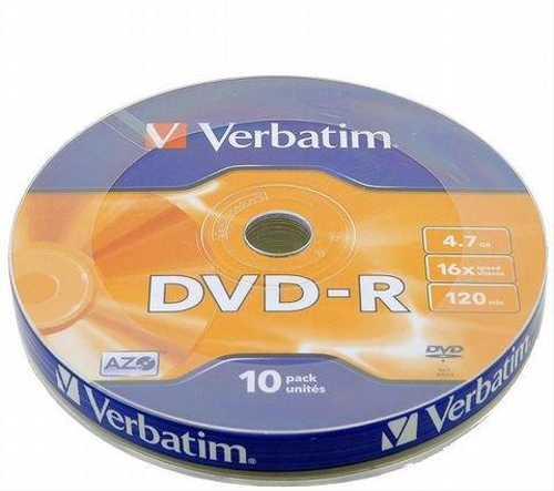 Оптический диск DVD-R диск Verbatim 4,7Gb #83312