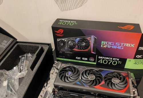 Asus ROG Strix RTX 4070 Ti OC на гарантии