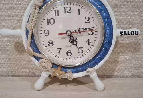 Часы "Штурвал" средиземноморский стиль Испания