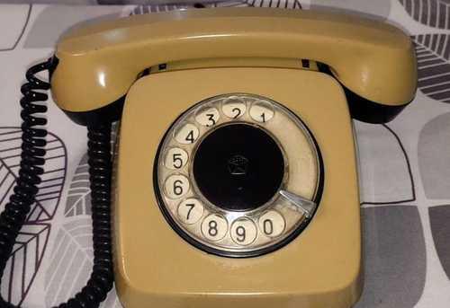 Старый телефон СССР дисковый 1986 года